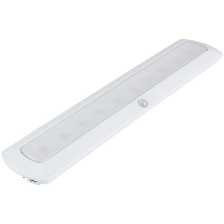 Rechargeable LED Motion Sensor Light Bar with USB Port - 12" | Walmart ...