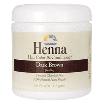 Light Mountain Natural Hair Color and Conditioner Dark Brown - Walmart.com