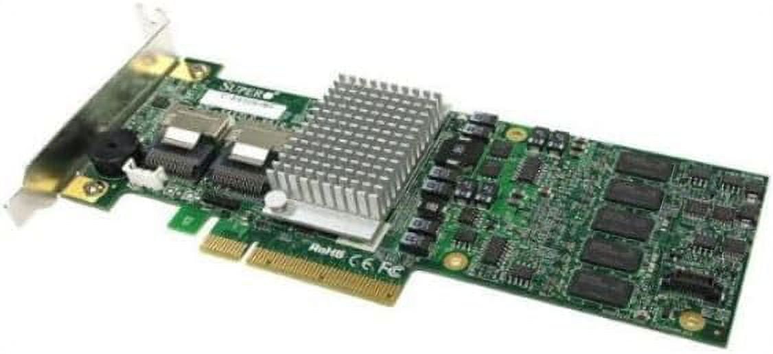 Supermicro AOC-SASLP-H8IR 1078 based SAS/SATA RAID- 8 internal ports ...
