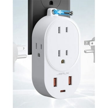 Leviton R02-T5632-0BW 15 Amp White USB & Receptacle Combination Outlet ...