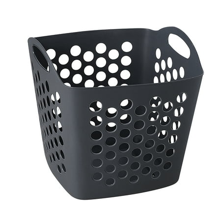 Ezy Storage Flexi 7 Gallon Plastic Flex Laundry Basket Clothes Hamper ...