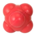 BESTYASH Red Silicone Reaction Ball for Agility Training High Bounce ...