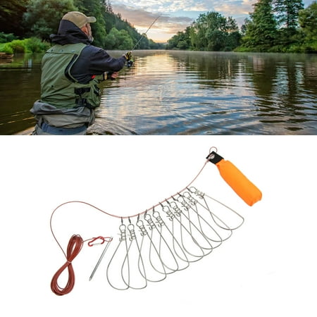 ANGGREK Fish Wire Rope Lock, Portable Detachable Fishing Lock Buckle ...