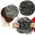 Benehair Messy Curly Hair Bun Easy Stretch Chignon Hair Extensions Clip ...