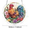 Acrylic Puzzle Pendant Sunshade – Window Hanging Plate for Home Office ...