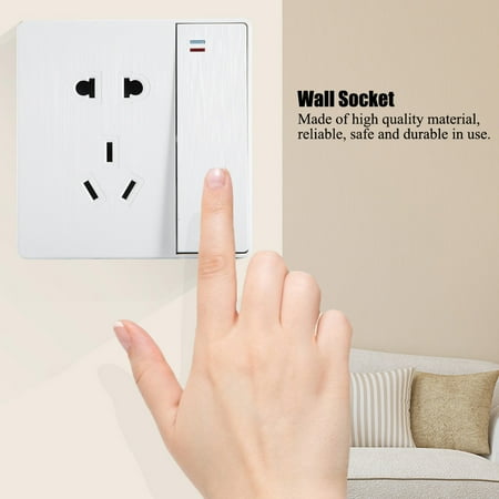 Fyydes Wall Mounted Wall Socket Outlet with Switch for Home Bedroom ...