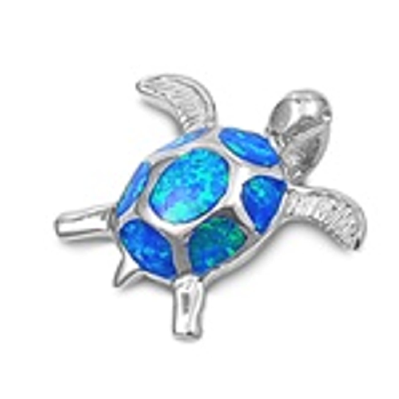 Sterling Silver 30" 1mm Box Chain Small Turtle Pendant Necklace ...