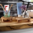 4 Pack Mini Wooden Plant Stool Display Wood Cake Stand 12/10/8/6 Inch ...