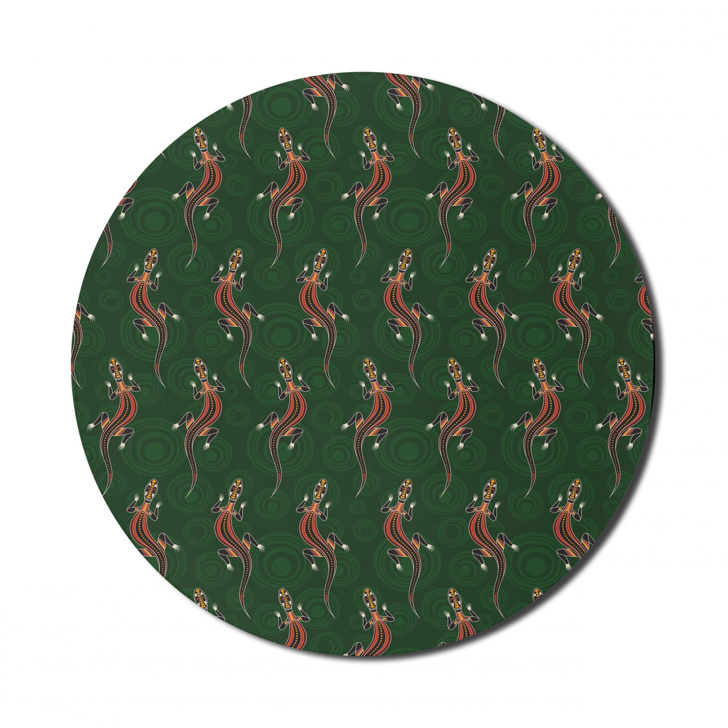 Nature Mouse Pad for Computers, Colorful Lizards Pattern Australian ...