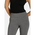 Time and Tru Women's High-Rise Ankle Knit Leggings, Available in 1, 2 ...