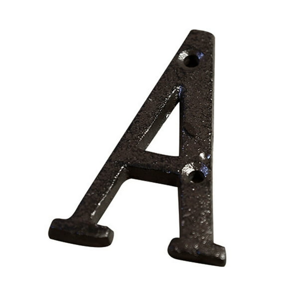 Number Alphanumeric Address Wrought Iron House NumbWrought Iron ...