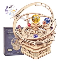 ROBOTIME Wooden 3D Puzzle - The Seahorse Barque, 1:100 Scale DIY ...