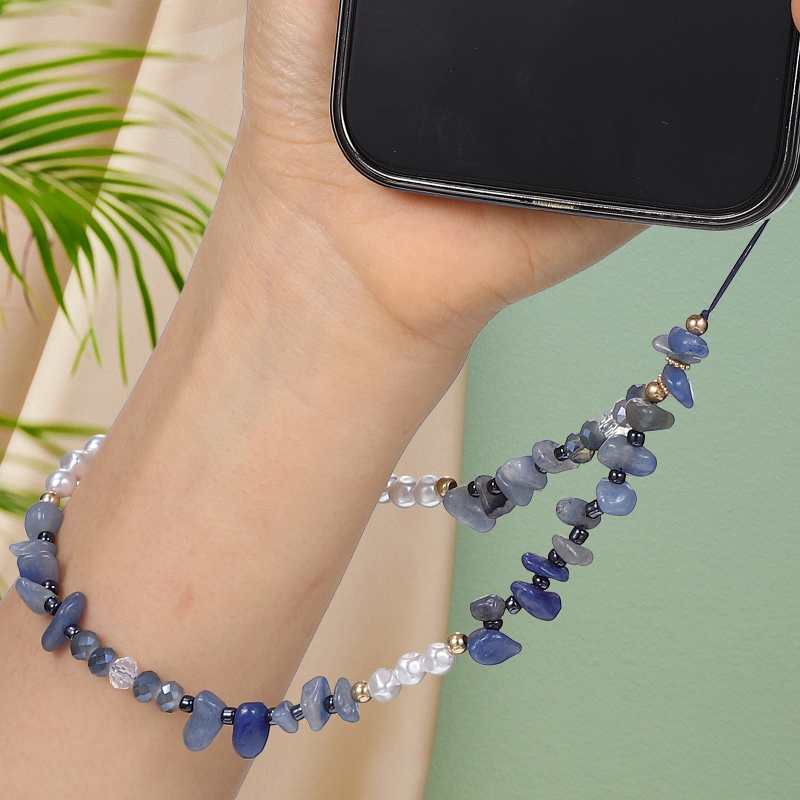 Click here for Ifanlandor 3 Pcs Beaded Phone Wristband Phone Char... prices