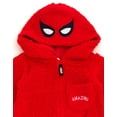 Marvel Avengers Spider-Man Cozy Sherpa Zip Up Cosplay Coverall Newborn ...