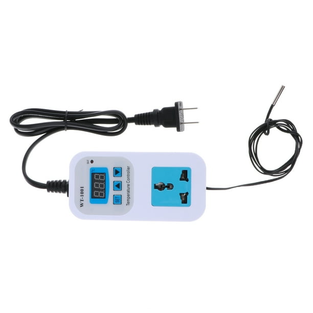 Temperature Controller Switch () with Socket Digital Thermostat -50-100 ...