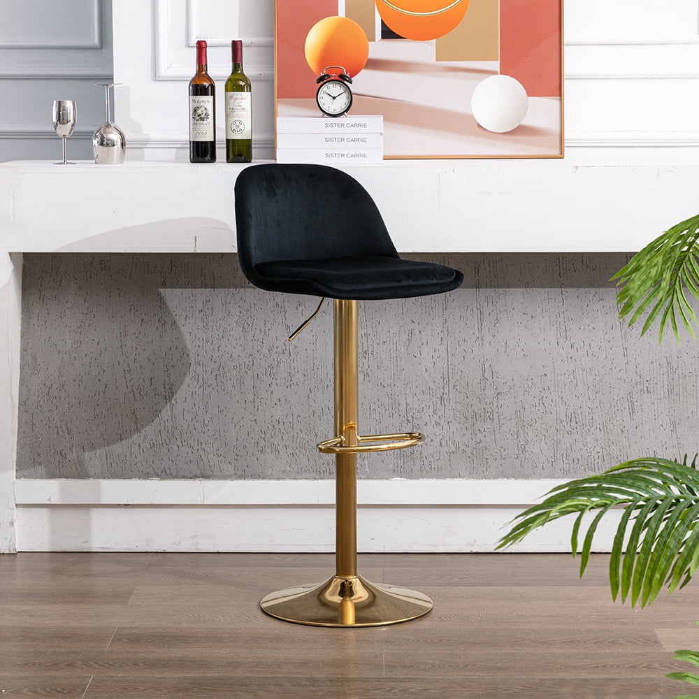 Yipa Bar Stools Adjustable Height Dining Chair With Back And Footrest ...
