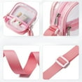 Fashion Clear Crossbody Bag Small Clear Purse Clear Messenger Bag ...