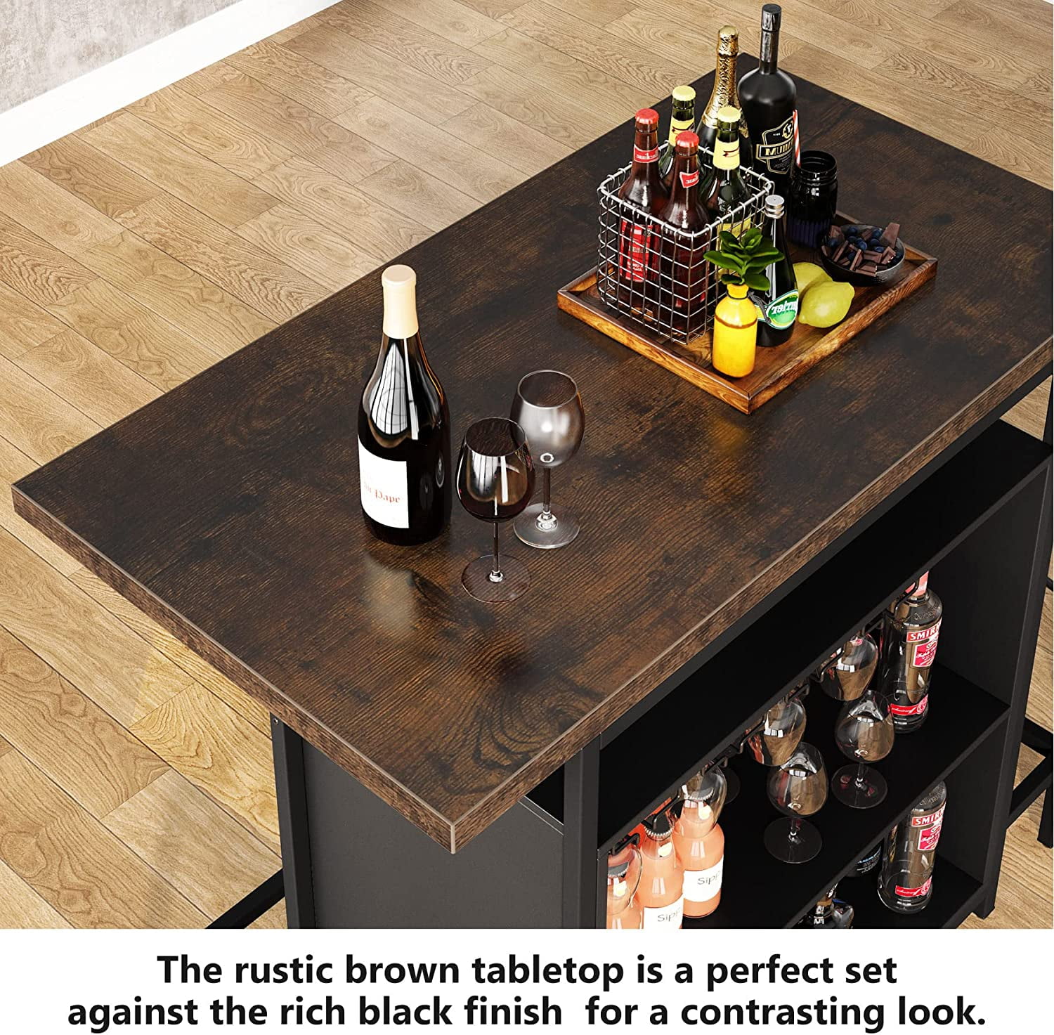 Tribesigns Home Bar Unit, 47.3 Liquor Bar Table with Philippines | Ubuy