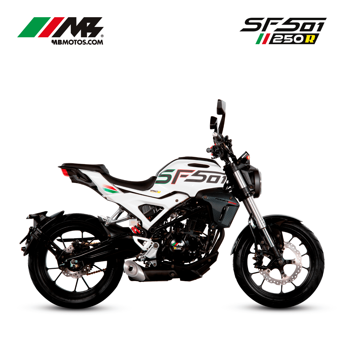 Motocicleta Deportiva MB MOTOS SF 501 250R Blanco 2025 | Walmart en línea