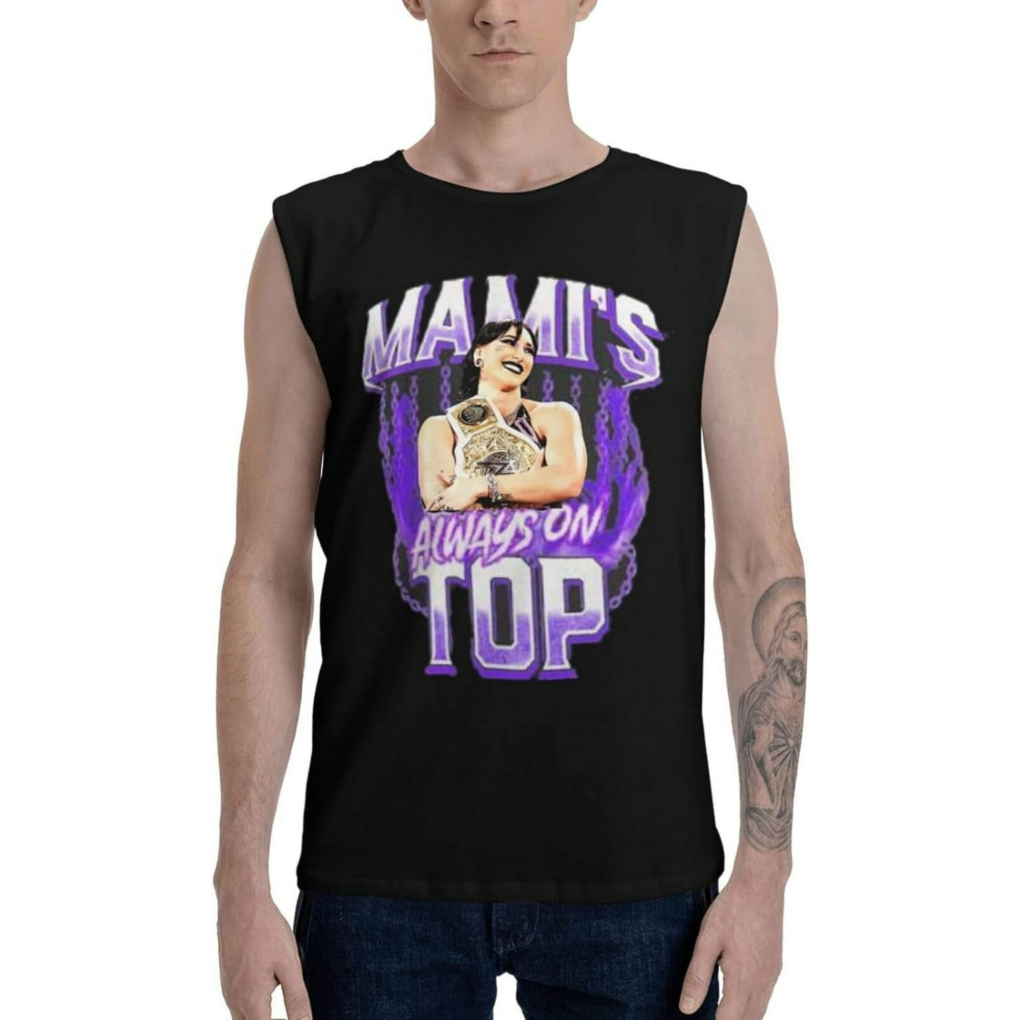 Click here for Rhea Ripley Mens Tank Top T-Shirt Graphic Quick Dr... prices