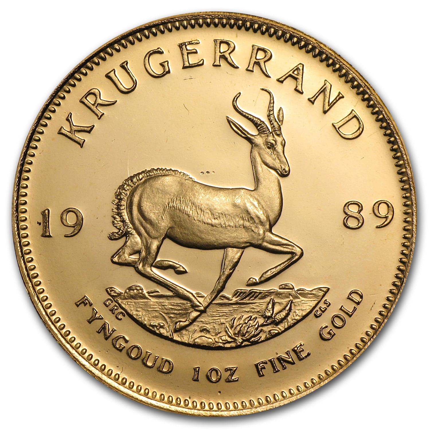 1989 South Africa 1 oz Proof Gold Krugerrand - Walmart.com
