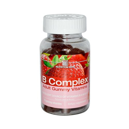 Nutrition Now B Complex Gummy Vitamins Strawberry - 70 Gummies ...