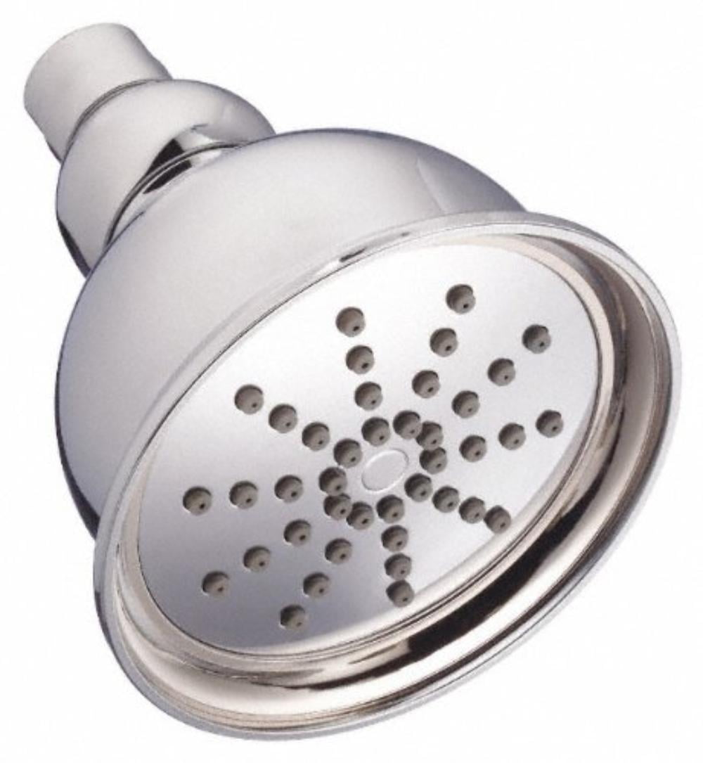 D460024 Eterno Single Function Showerhead, 2.5 GPM, 4-Inch, Chrome, Standard flow showerhead ...