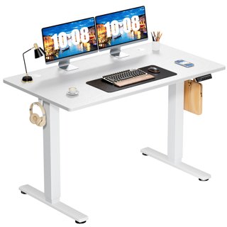 Rectangular Desk Shell, 48 in. x 24 in. x 29.5 in., Mahogany - Walmart.com