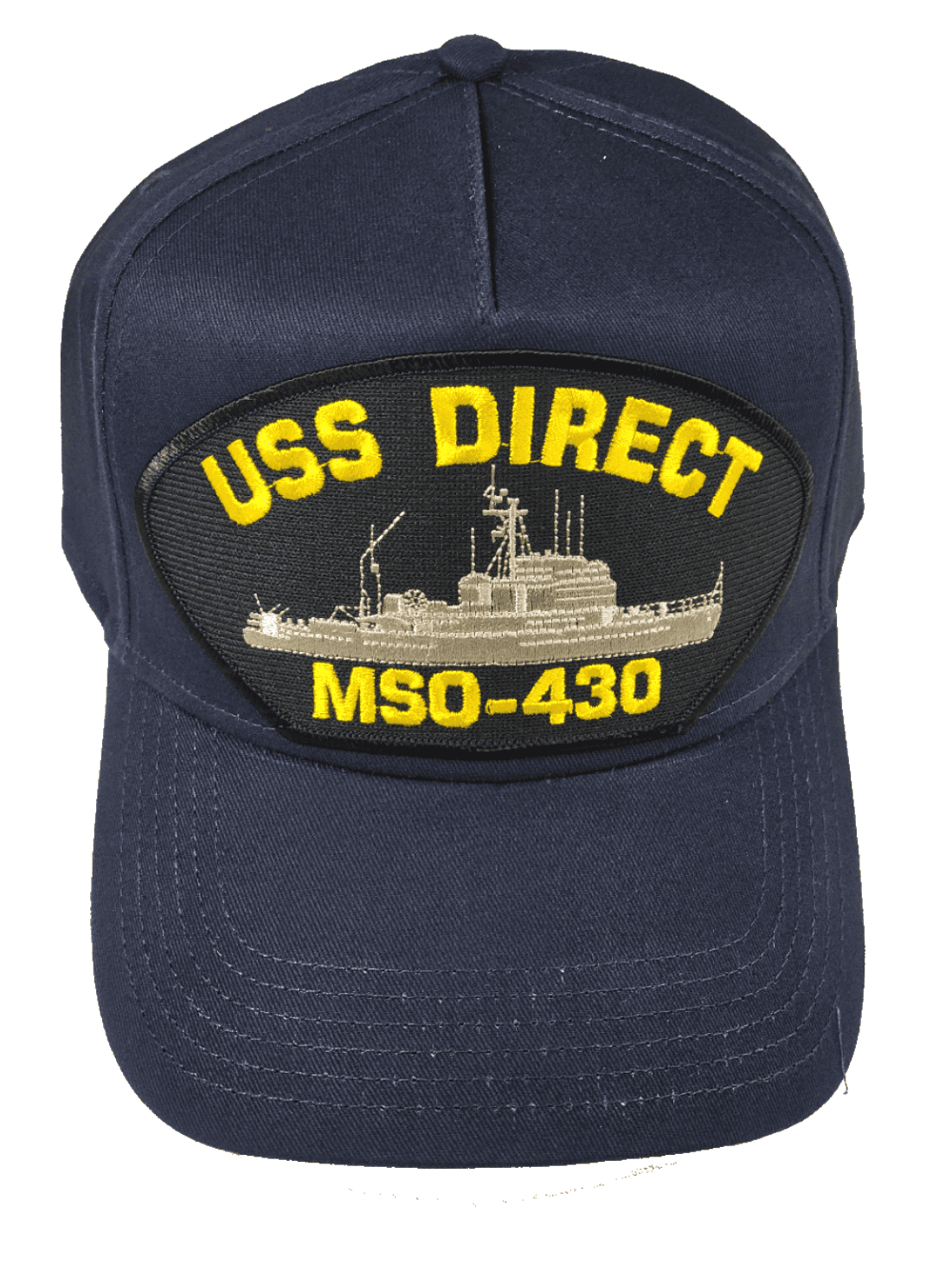 USS Direct MSO-430 Ship HAT - Navy Blue - Veteran Owned Business ...