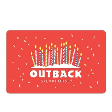 Outback Steakhouse $25 Gift Card - Walmart.com