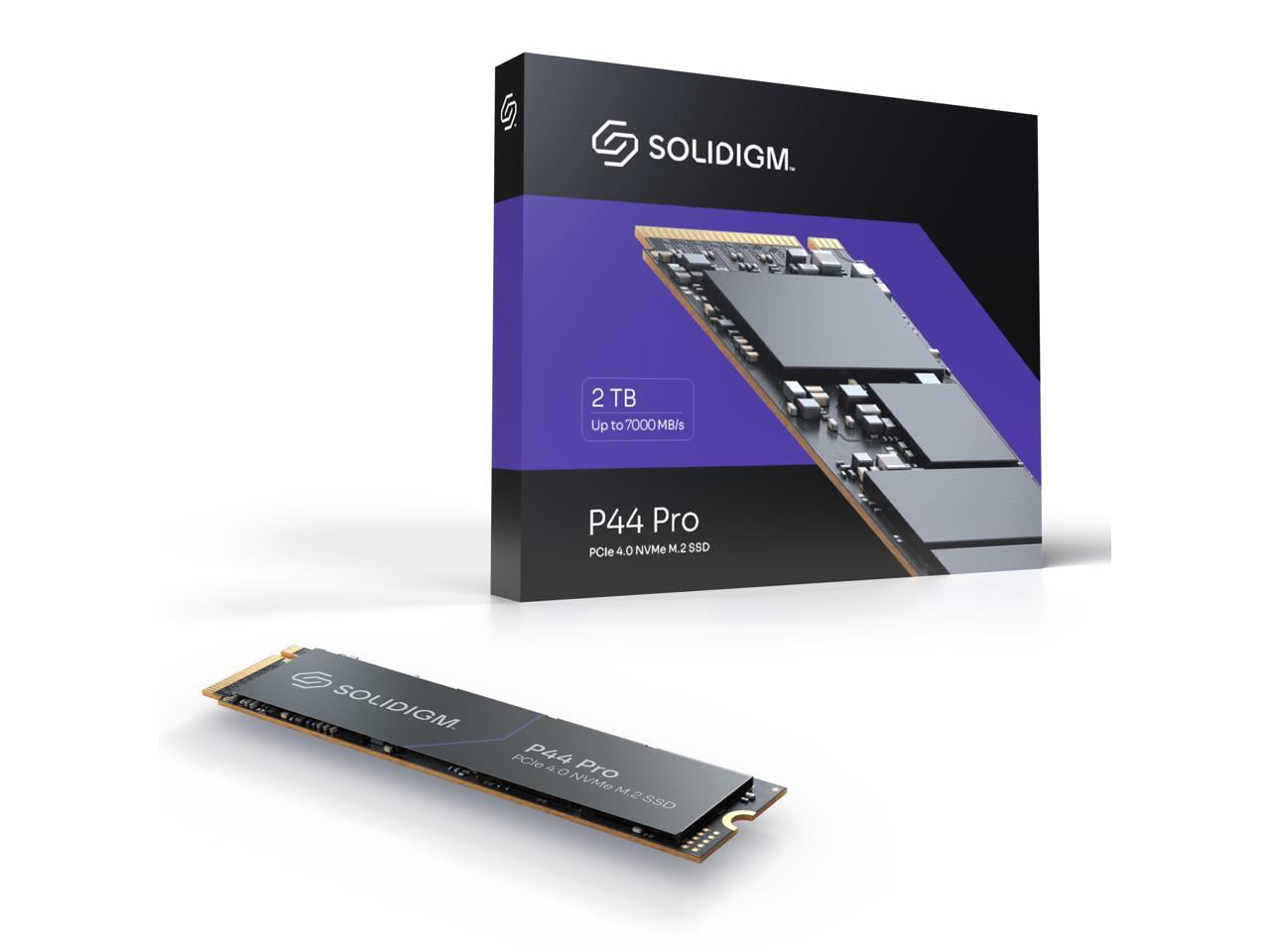 Solidigm P44 Pro 2TB M.2 2280 PCIe 4.0 NVMe Gen4 Gaming TLC Internal Solid State Drive (SSD ...