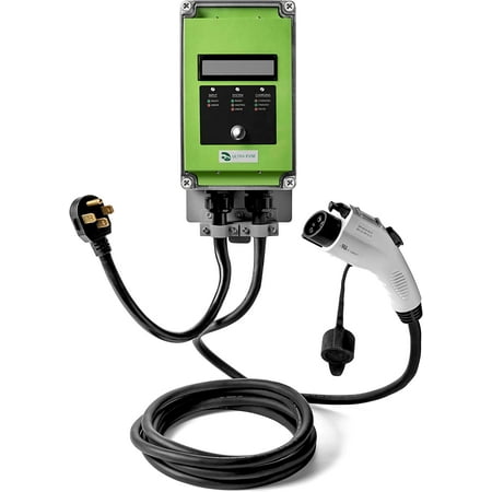 Ultra 32 Amp Electric Vehicle EV Charging Station J1772 NEMA 14-50 240V ...