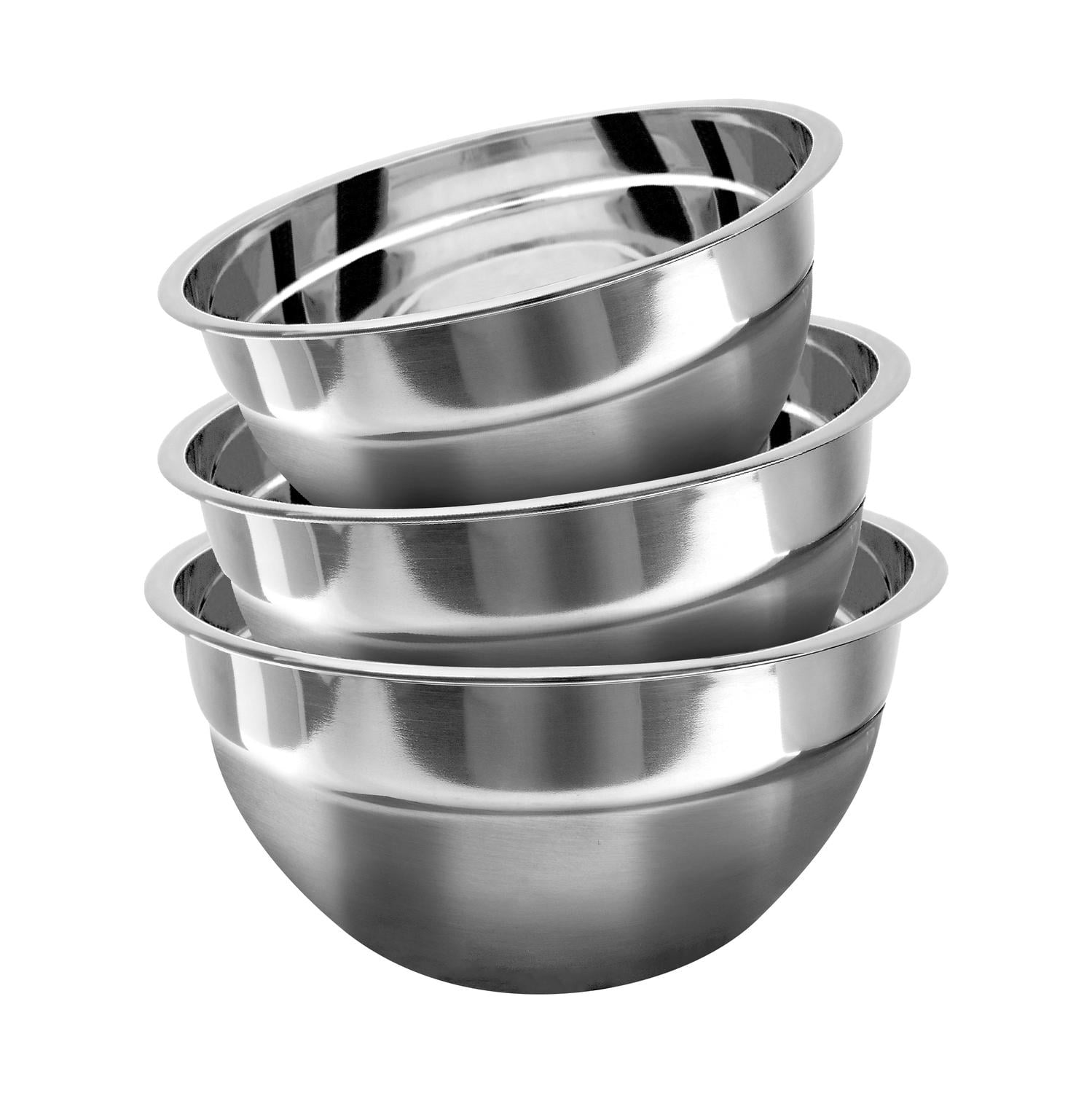 3 Pack de Bowls 18-20-22 cm Vasconia Pro hechos de Acero Inoxidable de ...