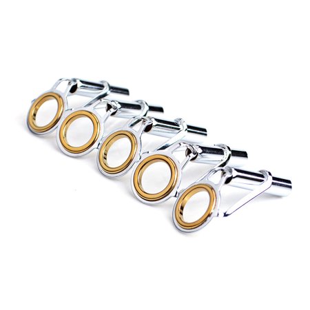 tssuouriy Pack of 5 Universal Fishing Pole Guide Eye Tips Stainless ...