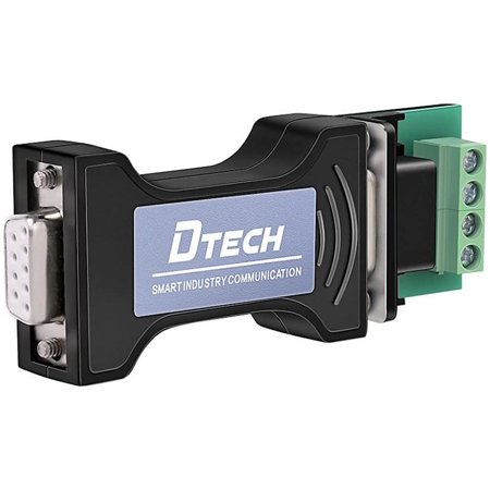 RS232 to RS485 Serial Converter Adapter with 4 Position Terminal Block ...