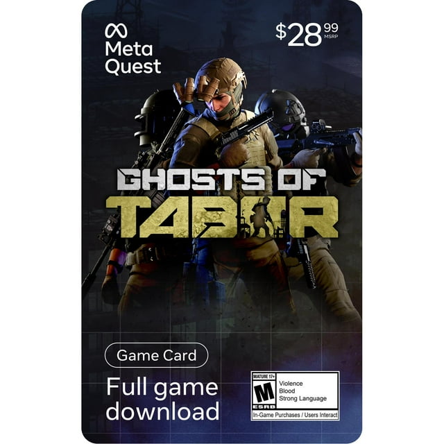 Ghosts of Tabor $28.99 Meta Quest Gift Card (Digital Code) - Walmart.ca