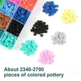 Hvxrjkn Craft Kit: 2340-2700PCS Handmade Clay Beads for Jewelry Making ...