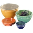 Sure Fresh Reusable Food Covers, Plastic, Stretchy Edge, 17 Piece ...