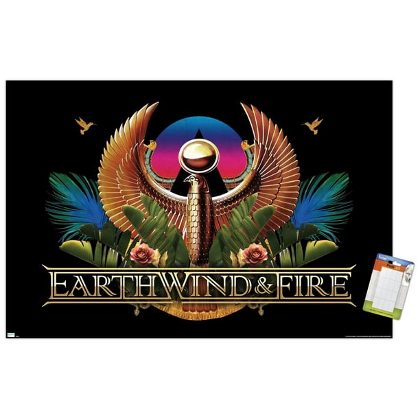 Earth Wind & Fire - Logo Wall Poster, 22.375" x 34" - Walmart.com