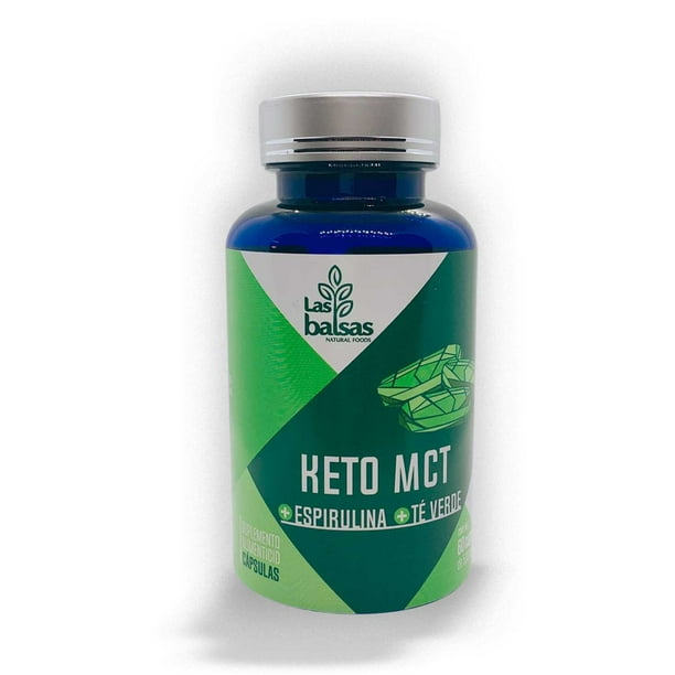 LAS BALSAS Cápsulas KETO MCT + Espirulina + Te verde - Suplemento ...