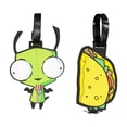 Invader Zim 2-Piece Suitcase ID Tag Set with Adjustable Straps, Multi ...
