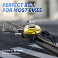 Classic Bike Bell, Aluminum Bicycle Bell 120dB Loud , Rust-Resistant ...