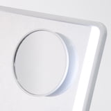 iHome Freestanding Mirror with Bluetooth Audio, LED Lighting, 10x ...