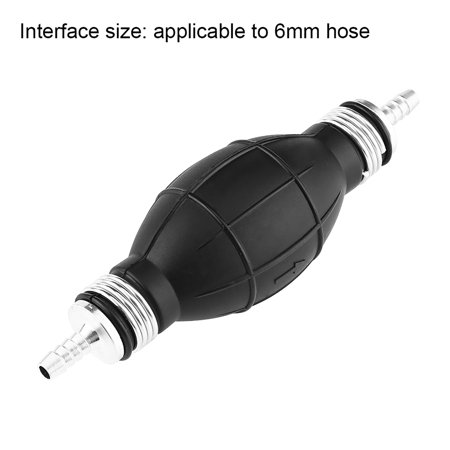 Primer Diesel Pump,6mm Rubber & Aluminum Primer Fuel Pump Fuel Pump ...