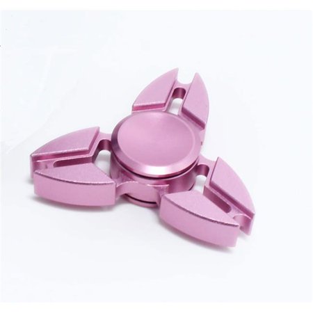 Worryfree Gadgets METAL-FIDGET-PPL Spinner Focus Toy Ultra-Grip Design ...