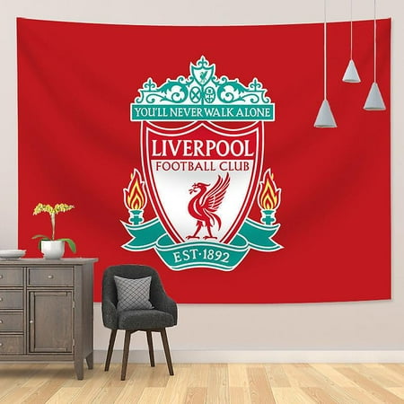Medium Liverpool Uefa Champions League Background Cloth Decorative Wall ...