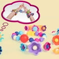 CandWuom 520+ Snap Pop Beads, Toddler Jewelry Making Kit, Beads ...