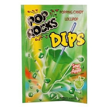Pop Rocks Dips Blue Raspberry:18 Count - Walmart.com