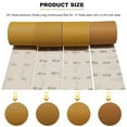 Total 20 Yards 2-3/4" Wide Continuous Sandpaper Roll Kit - 80 120 180 ...
