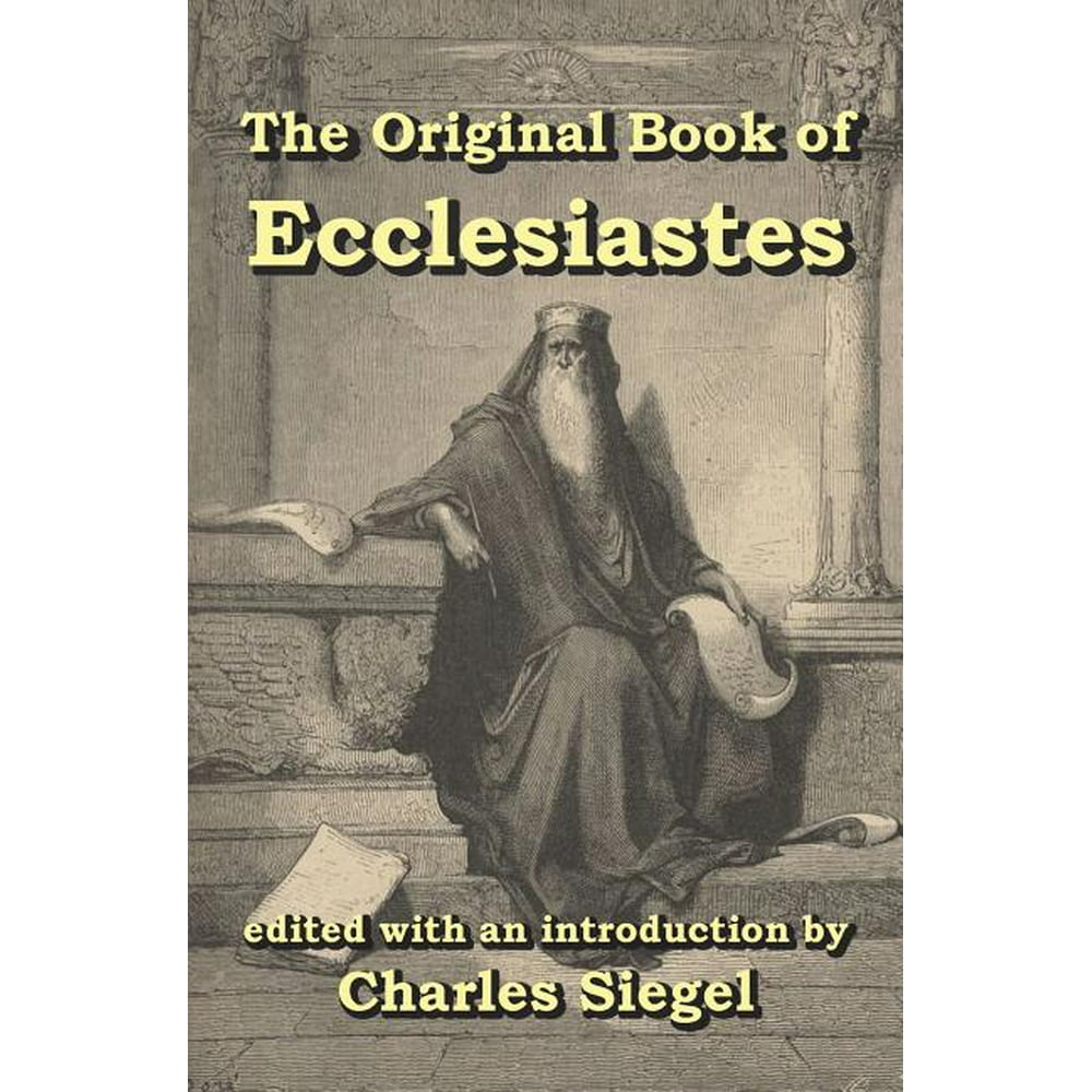 Original Book of Ecclesiastes (Paperback) - Walmart.com - Walmart.com